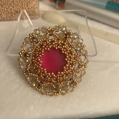 Tutorial Cubico Rings Beading Tutorial, Jewelry Tutorial, Instant Download, Ellad2 - Etsy