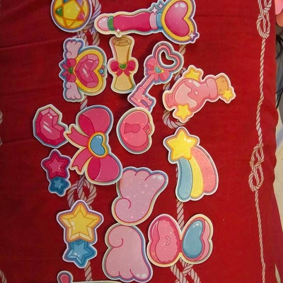 Magical Girl Fantasy Sticker Pack Cute Magical Laptop Stickers Cute ...