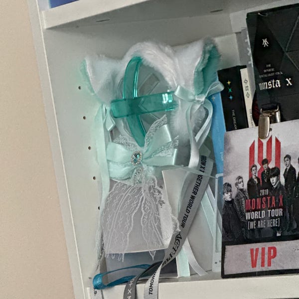 TXT Moabong Ver.1/2 Light Stick Cover | Ribbon Bow Decor | Kpop Concert ...