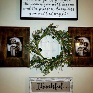 Loved Daughter Wood Sign Framed with Solid Wood Framing | Etsy