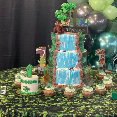 Tarzan Cake Topper Tarzan Theme Safari Theme and Jungle Theme - Etsy