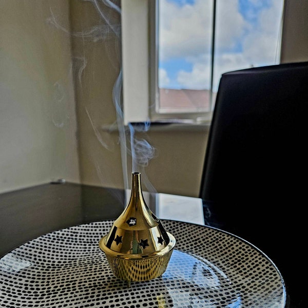 The Complete Incense Resin Set - 4 Resins, Charcoal Discs, Brass Burner ...