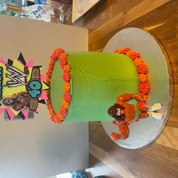 WWE the Undertaker Personalised Cake Topper! Custom * Birthday ...