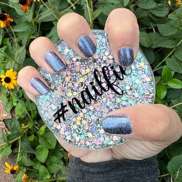 Custom Glitter Nailfie Disc 3 Inch - Etsy