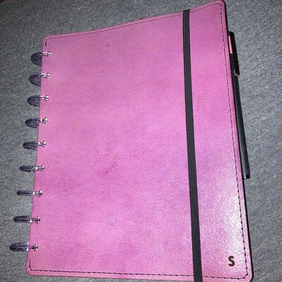 Leather Personalized Discbound Planner Cover - Etsy