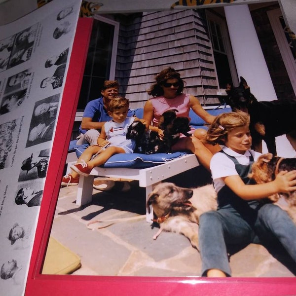 5x7 1963 John F Kennedy Family & Dogs PHOTO President JFK Jackie John ...