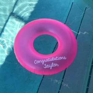 Monogrammed Pool Float Personalized Pool Float Pool Toys | Etsy