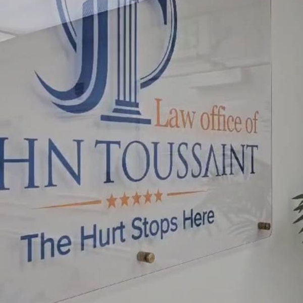 Personalized Business Acrylic Sign I Clear Floating Sign I Business ...