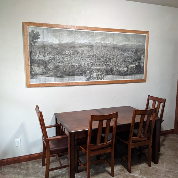 Ancient Lithography City of Rome, Panoramic View, Very Old, Fine Art ...