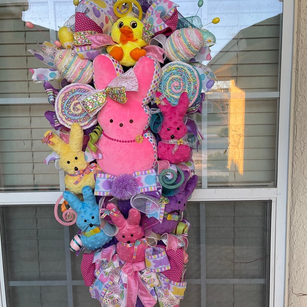 Patriotic Mesh Wreath, 4th of July Wreath, Memorial Day, Summer Wreath ...