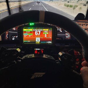 Sim Racing Dashboard Touchscreen Display Leds RPM Simhub, PSR GT 5.0 ...