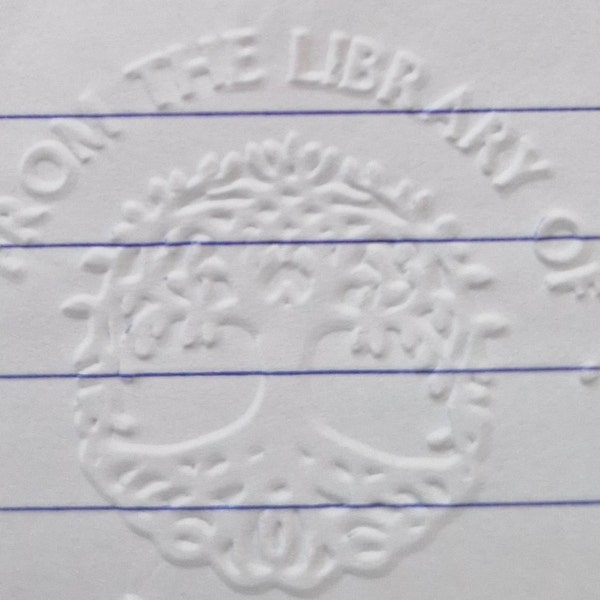 Personalized From the Library of Book Stamp/self Inking Stamp/custom ...