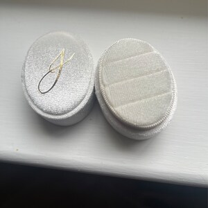 THREE SLOT Ring Box, Three Slot Velvet Ring Box, Three Slot Wedding ...