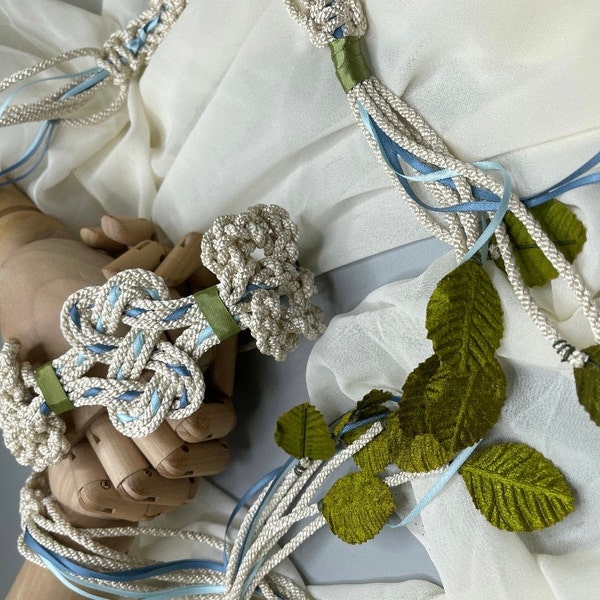 Handfasting Cord - Bespoke Triple Celtic Love-knot Handfasting Cord ...