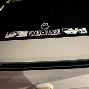 Night Runner Decal Sticker Freedom in the Darkness - Etsy