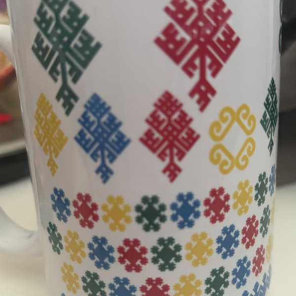 Iu Mien Embroidery Design | 11oz 15oz Coffee Mug | Tea Mug - Etsy