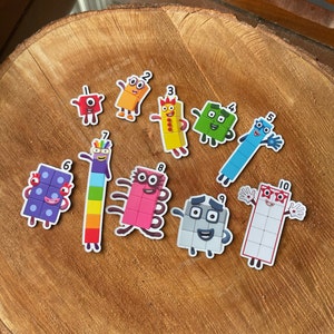 Magnetic Numberblocks Sets, 1-10, 11-20, 30-100, Waterproof, Math ...