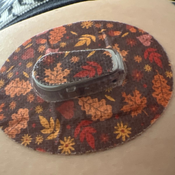Autumn Leaves Patch for Freestyle Libre, Dexcom G6, Omnipod, & Medtronic Cgms, Waterproof ...