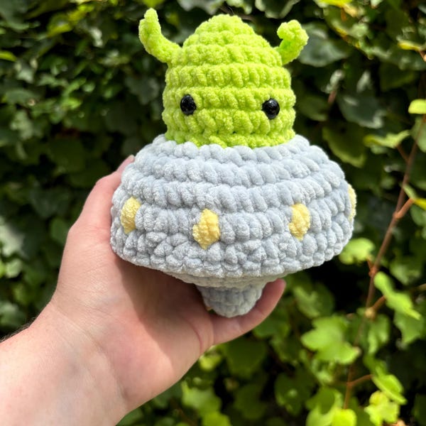 Weebee the Space Invader No Sew Crochet Pattern - Etsy Australia