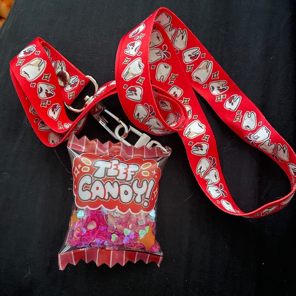 Puffy Teef Candy Keychain! - Etsy