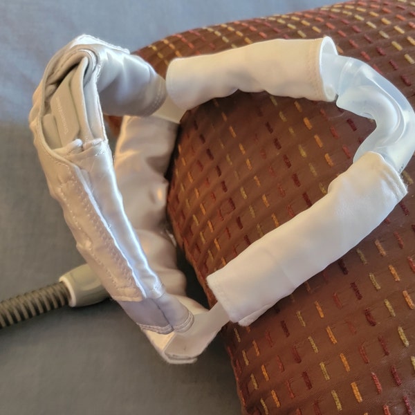 Satin CPAP Headgear Cover Set: Hair & Wrinkle Protection - Etsy