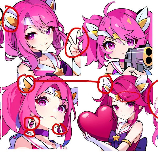 LOL TWITCH EMOTES - 26 Twitch / Discord / Stream Emotes, Chibi Anime ...
