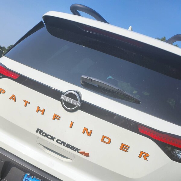 Letters Tailgate Decal Overlay Nissan Pathfinder Sticker for 2021 -2025 ...