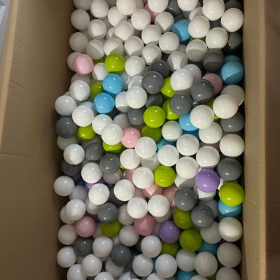 Soft Plastic Ball Pit Balls, No Sharp Edges, Non Toxic, Phthalate & BPA ...