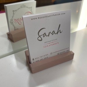 Concrete Business Card Holder, Business Card Display, Business Card ...