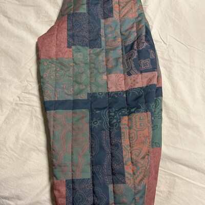 Vintage Quilted Jacket, Red Traditional Chinese Coat, Retro Flowers ...