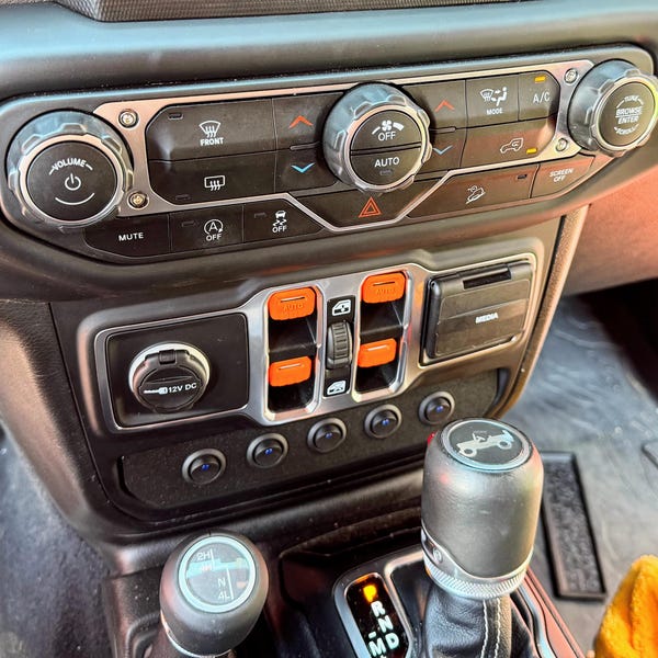 Jeep Wrangler JL Switch Panel (5 Switches) - Etsy