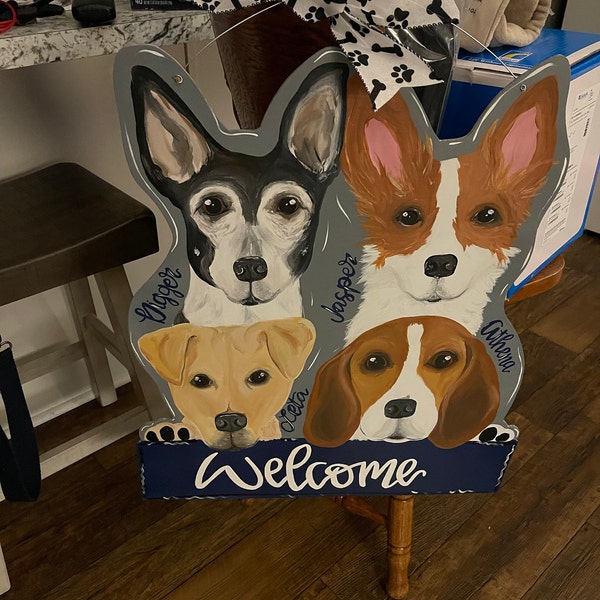 Sea Life Cartoon Ocean Teacher Door Hanger - School Sign - Personalized ...