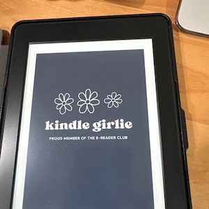 DIGITAL DOWNLOAD Kindle Decal for Kindle E-reader Decal Artwork JPG ...
