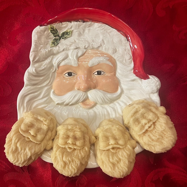 Santa Face Silicone Mold - Etsy