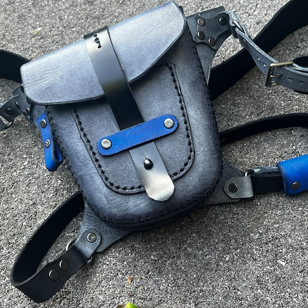 Bag Pattern - Leather DIY - Pdf Download - Hip Bag - Video Tutorial ...