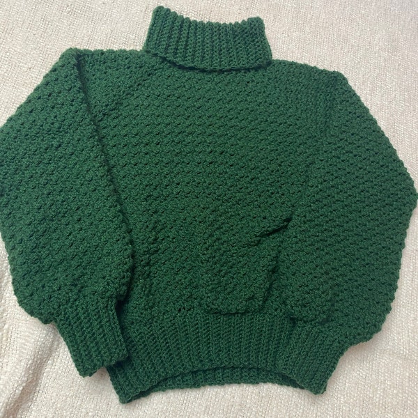 CROCHET PATTERN: the Millennial Jumper - Cowl Neck/ Turtle Neck Sweater ...