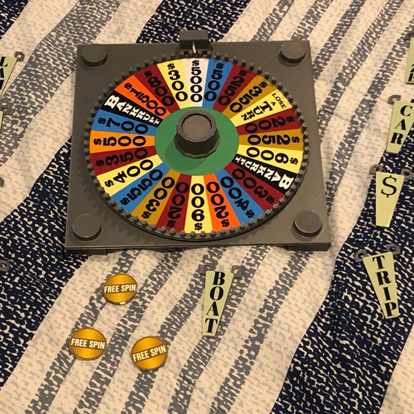Early 80s Era Wheel of Fortune Board Game Wheel Spinner - Wheel Itself ...