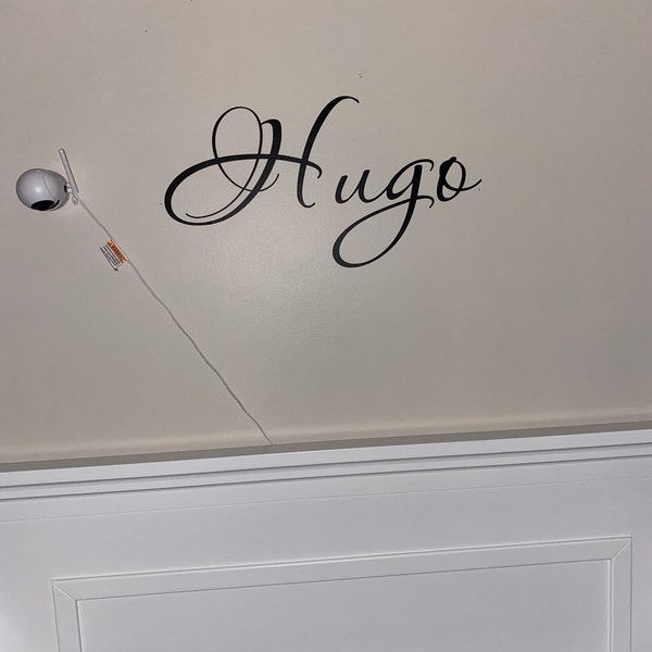 Personalized Name Monogram Wall Sticker - Custom Name Wall Decal - Kids ...