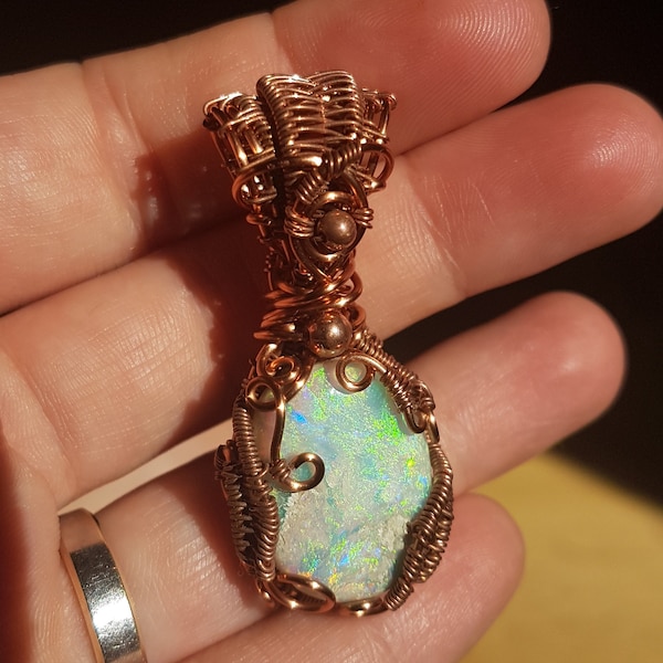 Wire Wrapped Pendant Tutorial ~ Cabochon Setting ~ Jewelry Kit ~ Wire ...