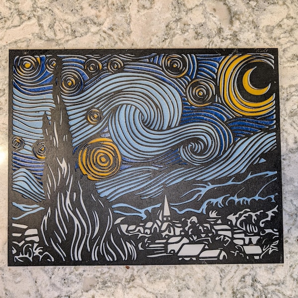 Digital File - 7 Layer Laser Cut Files, DXF, SVG, Multi-layer Files ...