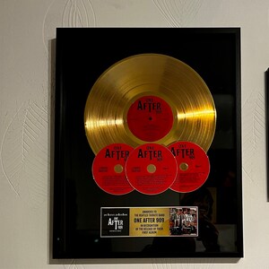 MUSIC STREAMING AWARD, Custom Vinyl Record, Award, Vinyl Record Plaque ...