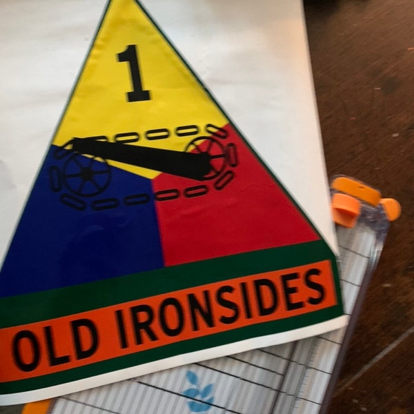 US Army 1st Armored Division Patch Vector Files, Dxf Eps Svg Ai Crv - Etsy