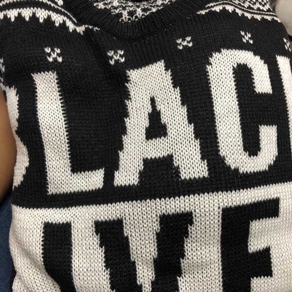 Black Lives Matter Sweater - Etsy