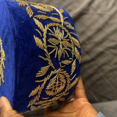 Chieftancy Embellished Beaded Crown Igbo Edo Hat Cap Groom Wedding...we ...