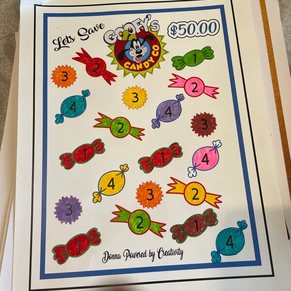 Donna Powered by Creativity Lets Save Card Game Saving Challenge Alice ...