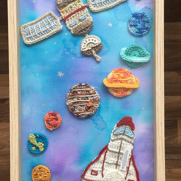 Space Odyssey Vol 2 Applique Pack- Crochet Pattern Only- Space Shuttle ...