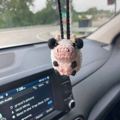 Cow Car Accessories New Car Gift for Her - Etsy