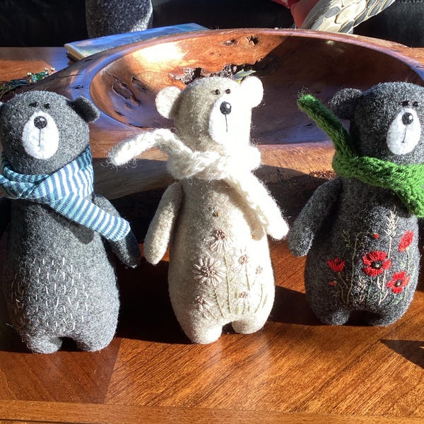 Bunny Rabbit Sewing PATTERN PDF, Stuffed Toys Tutorial, Animals Soft ...