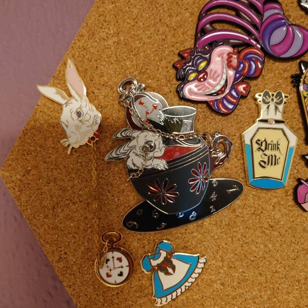 Pretty Bones Skull Girl Enamel Pin - Cute, Skeleton, Crossbones, Lapel ...