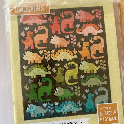 Dinosaurs Quilt Pattern EH 058 Patterns by Elizabeth Hartman - Etsy